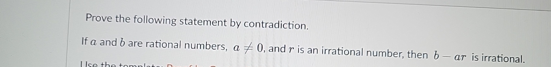 Solved Prove the following statement by contradiction.If a | Chegg.com