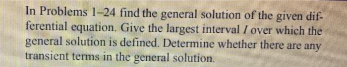 Solved In Problems 31 34 Find An Explicit Solution Of The