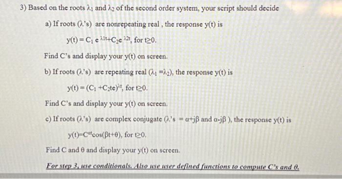 Solved Please make a C script. for the given lamda 1 and | Chegg.com