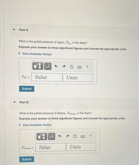 Solved A 1.00 L flask is filled with 1.25 g of argon at | Chegg.com