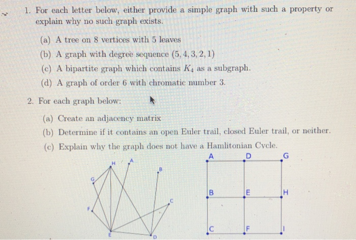 Solved 4. Prove that if a graph G has a pendant vertex, then | Chegg.com
