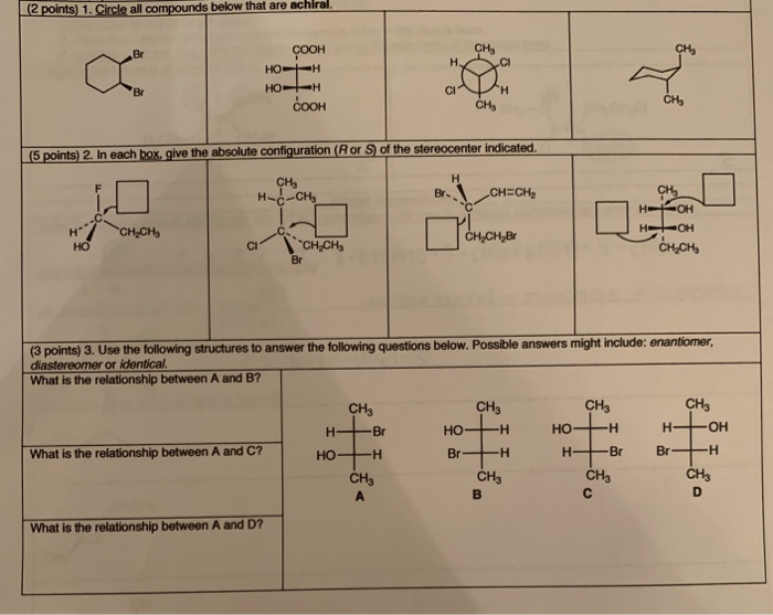 Solved L2 points 1. Circle all compounds below that are | Chegg.com