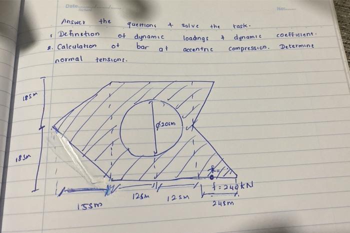 Solved Date + Salve the task 1 ot dynamic coefficient Answe | Chegg.com