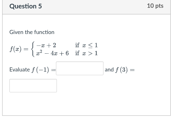 Solved Question 5Given the | Chegg.com
