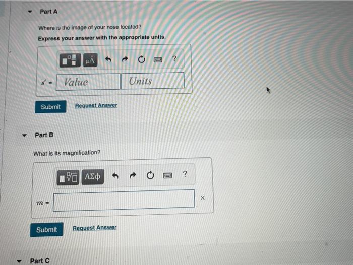 Solved Examining your image in a convex mirror whose radius | Chegg.com