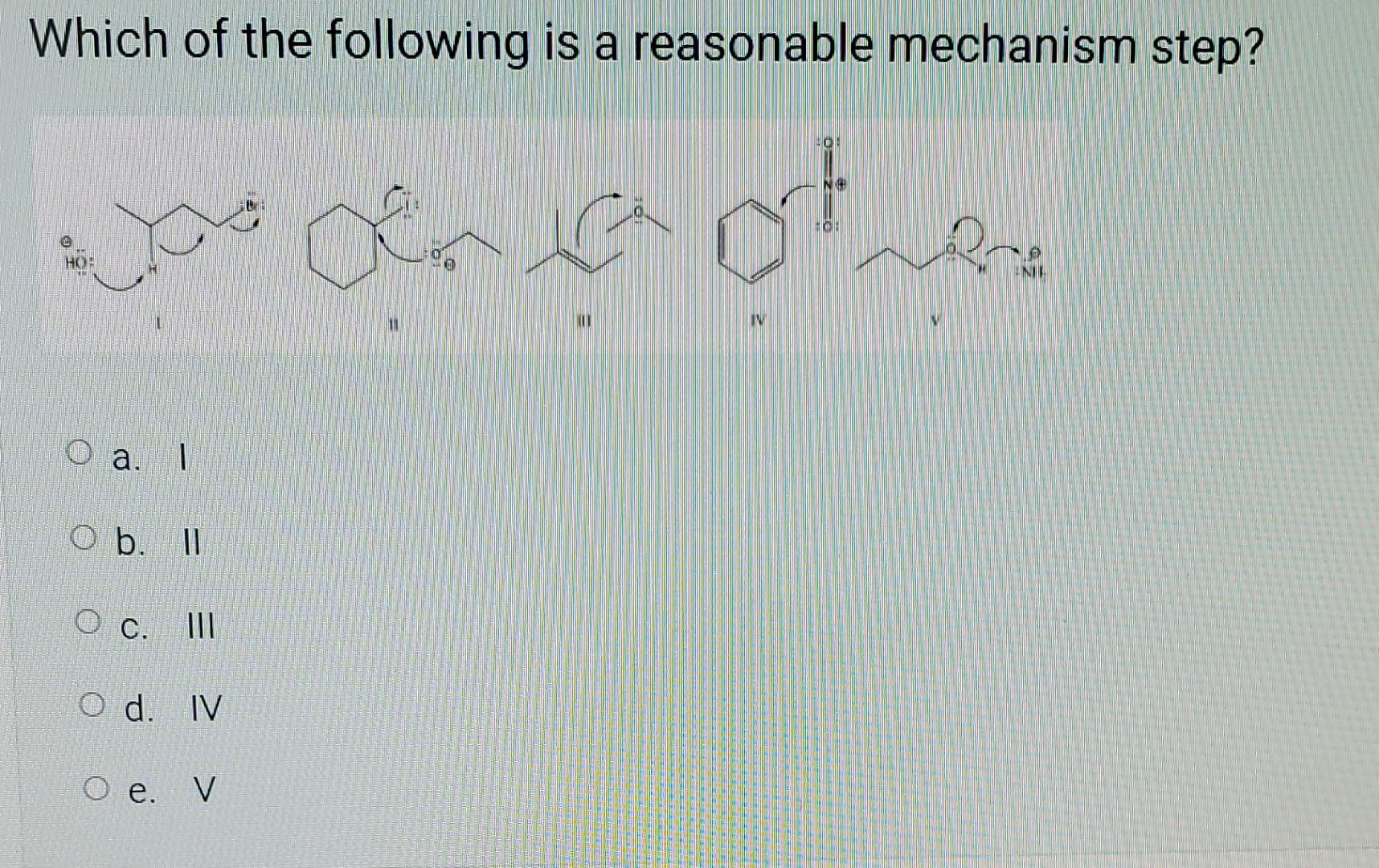 Solved Which of the following is a reasonable mechanism | Chegg.com
