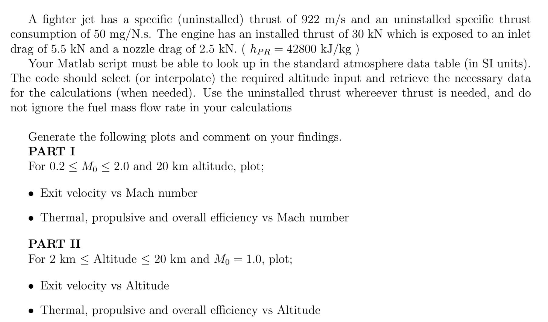 Solved A fighter jet has a specific (uninstalled) ﻿thrust of | Chegg.com