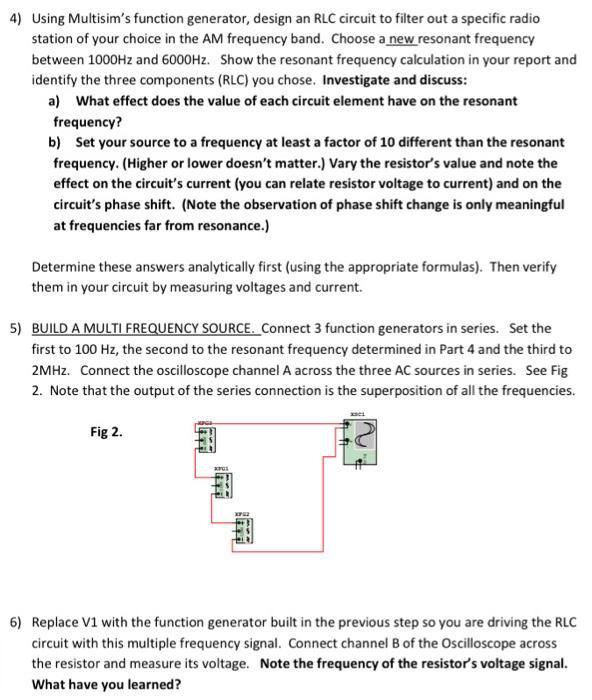 Solved Fig. 11) For the circuit shown, let | Chegg.com