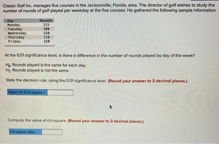 Solved a) state the decision rule, using fhe 0.01 | Chegg.com