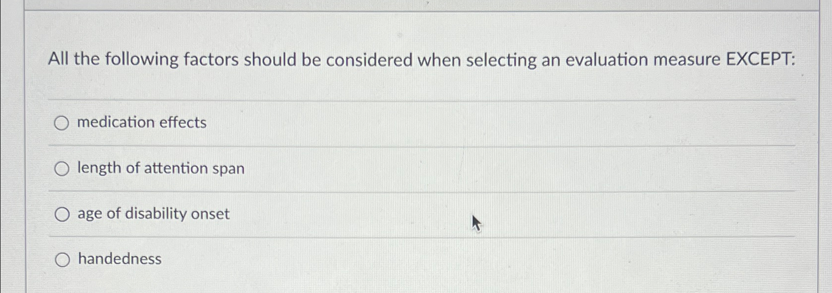 Solved All the following factors should be considered when | Chegg.com