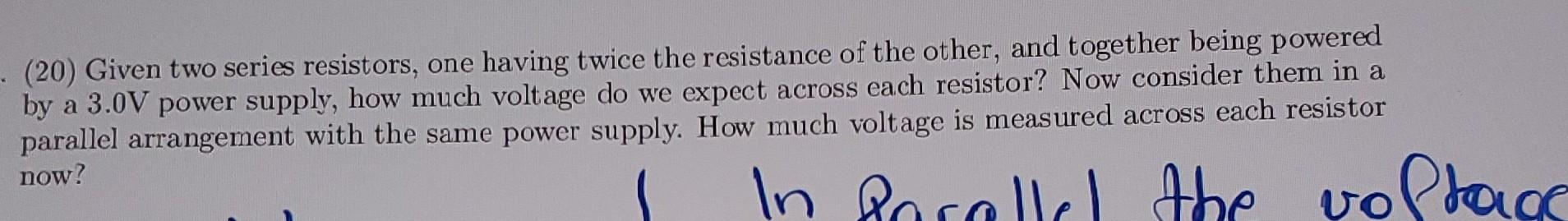 Solved 1. calculate the power consumed in each of the | Chegg.com