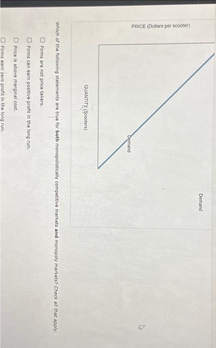 Solved Given the profit-maximizing choice of output and | Chegg.com