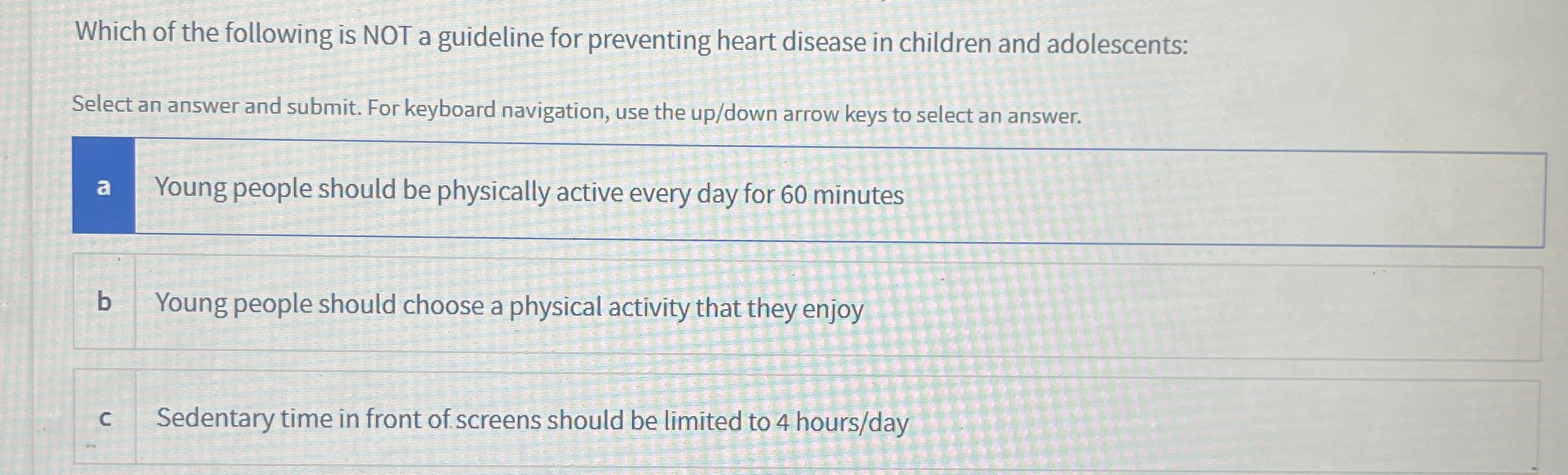 Solved Which of the following is NOT a guideline for | Chegg.com