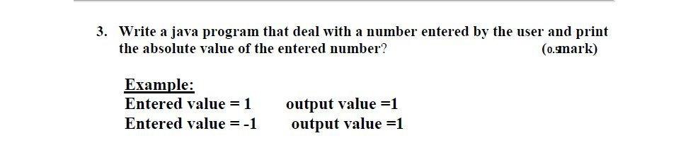Solved 3. Write a java program that deal with a number | Chegg.com