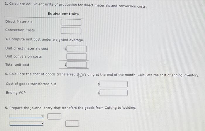Solved Weighted Average Methed, Physical Flow, Equiveient | Chegg.com