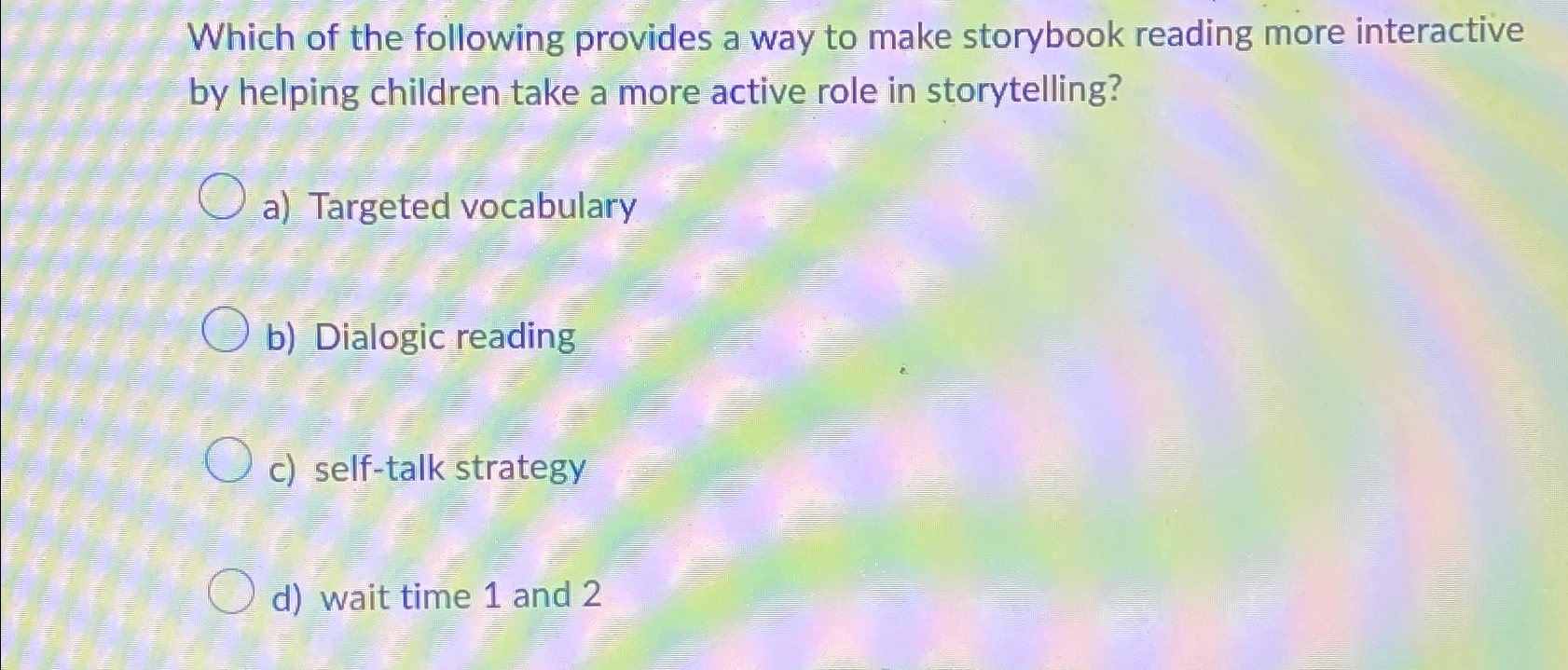 Which of the following provides a way to make | Chegg.com