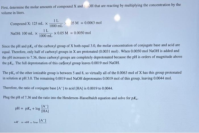 Solved An unknown compound, X, is thought to have a carboxyl | Chegg.com