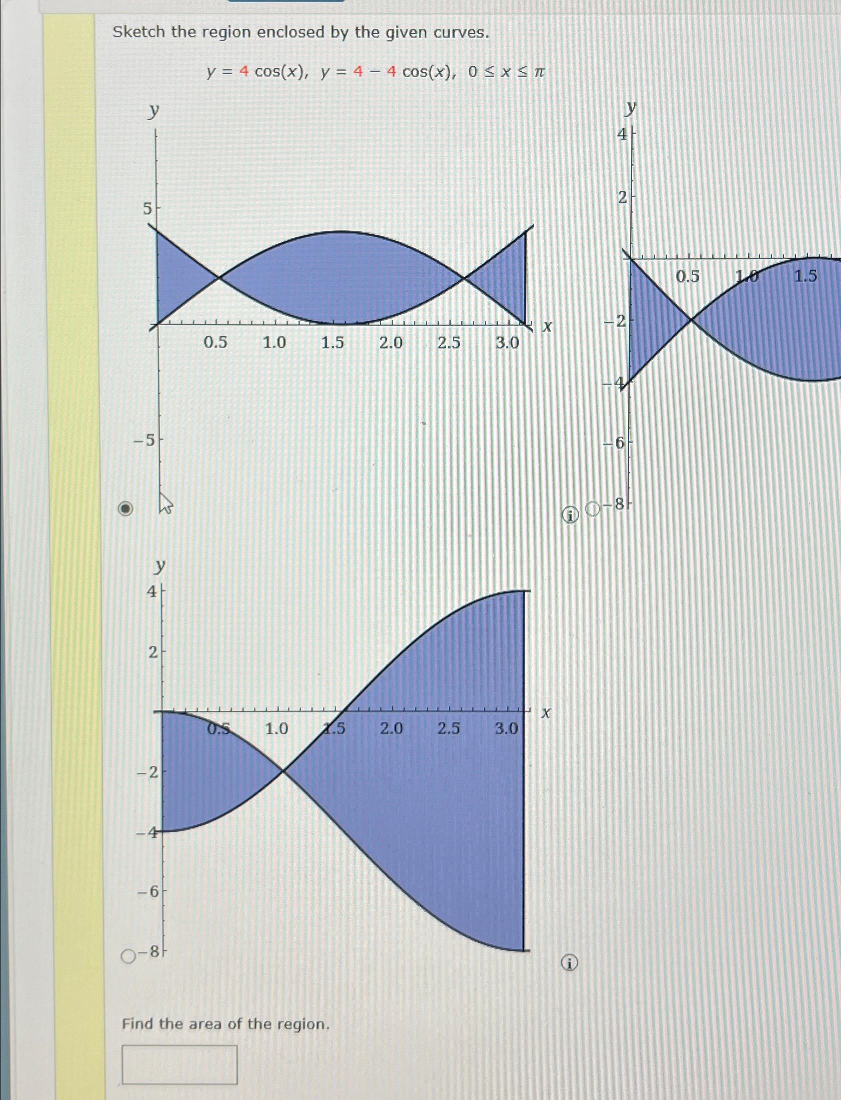 Solved Sketch the region enclosed by the given | Chegg.com