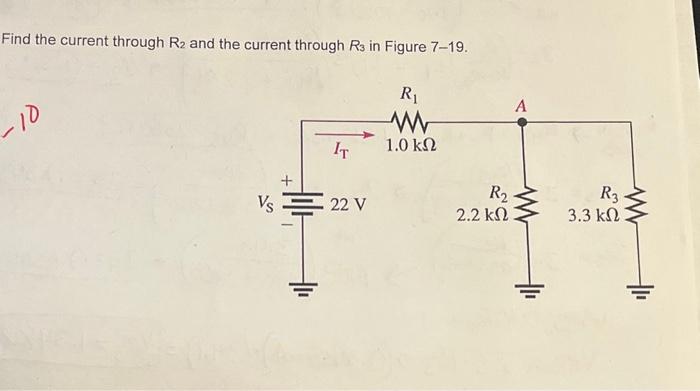 Find The Current Through R2 And The Current Through