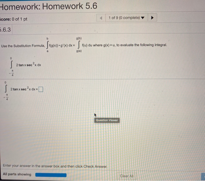 Solved Homework: Homework 5.6 Score: 0 of 1 pt 1 of 9 (0 | Chegg.com