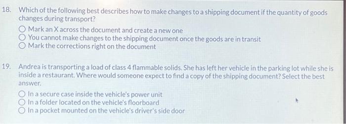 8. Which of the following best describes how to make | Chegg.com