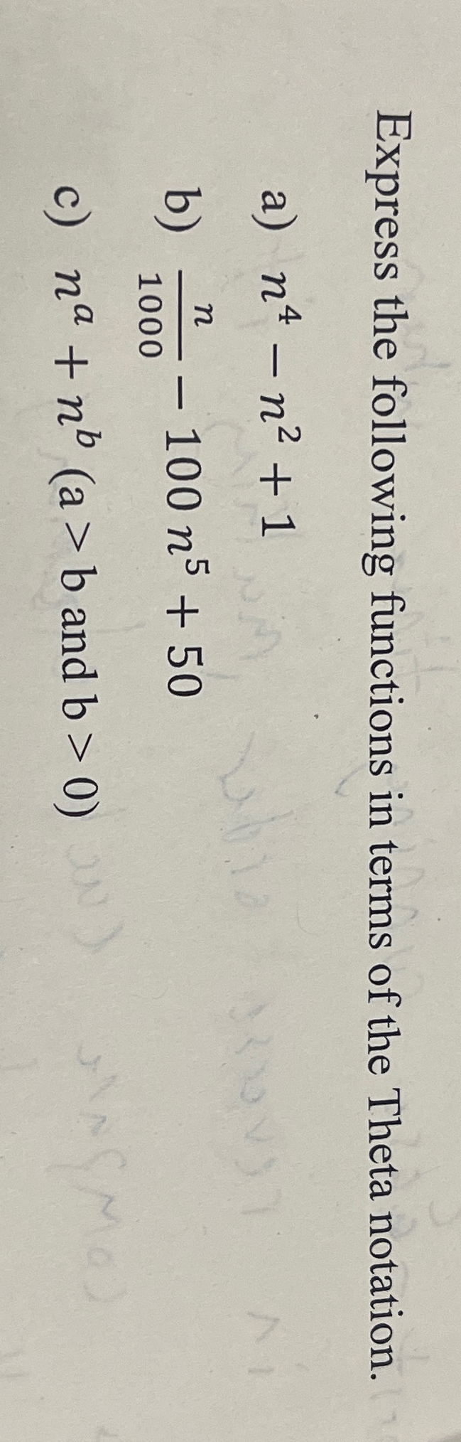 Solved Express the following functions in terms of the Theta | Chegg.com