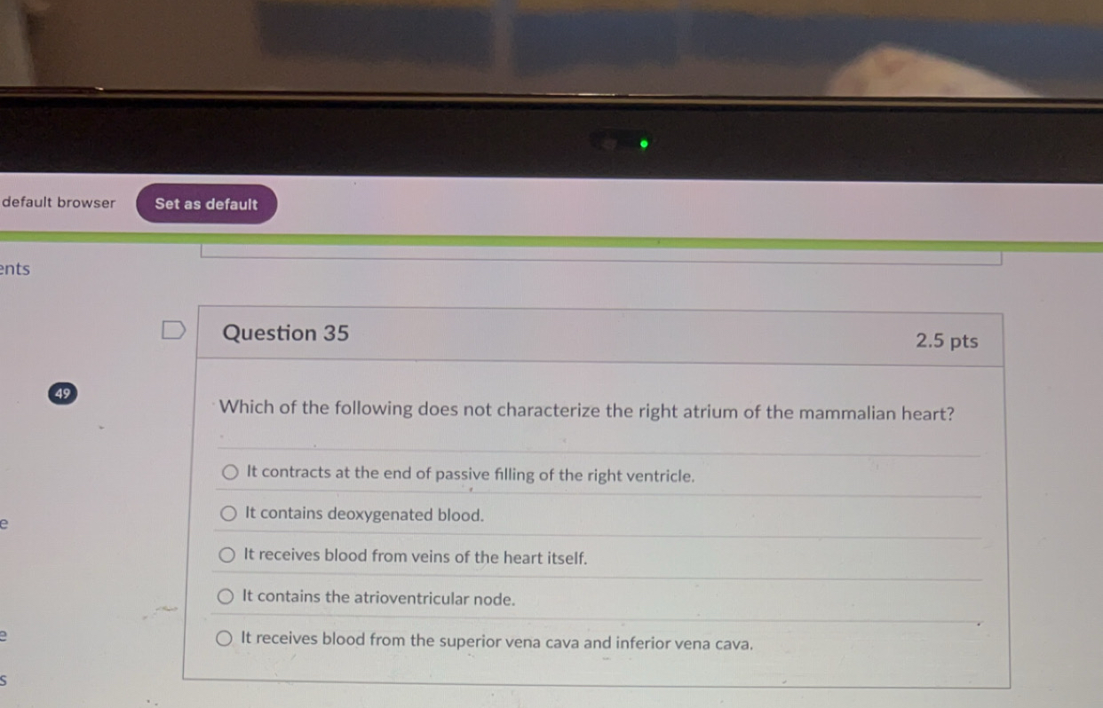 Solved default browserSet as defaultQuestion 352.5 | Chegg.com