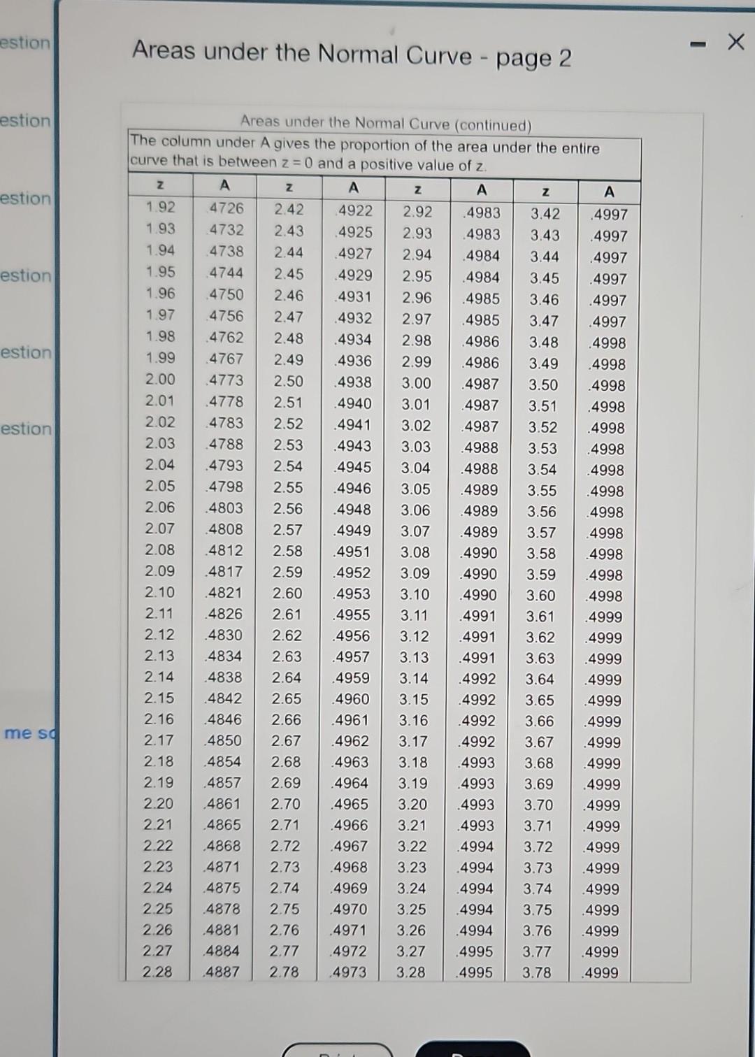 Solved Find the percentage of area under a normal curve | Chegg.com