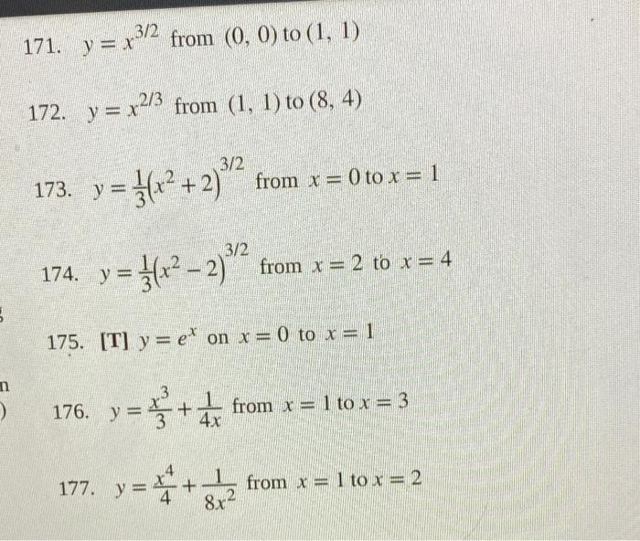 Solved For the following exercises, find the lengths of the | Chegg.com