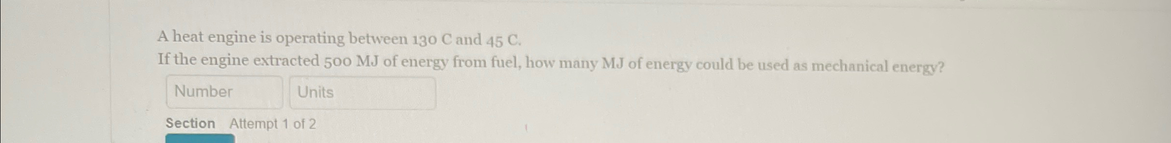 Solved A heat engine is operating between 130C ﻿and 45C.If | Chegg.com