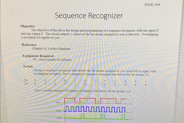 Solved Objective The objective of this lab is the design and | Chegg.com
