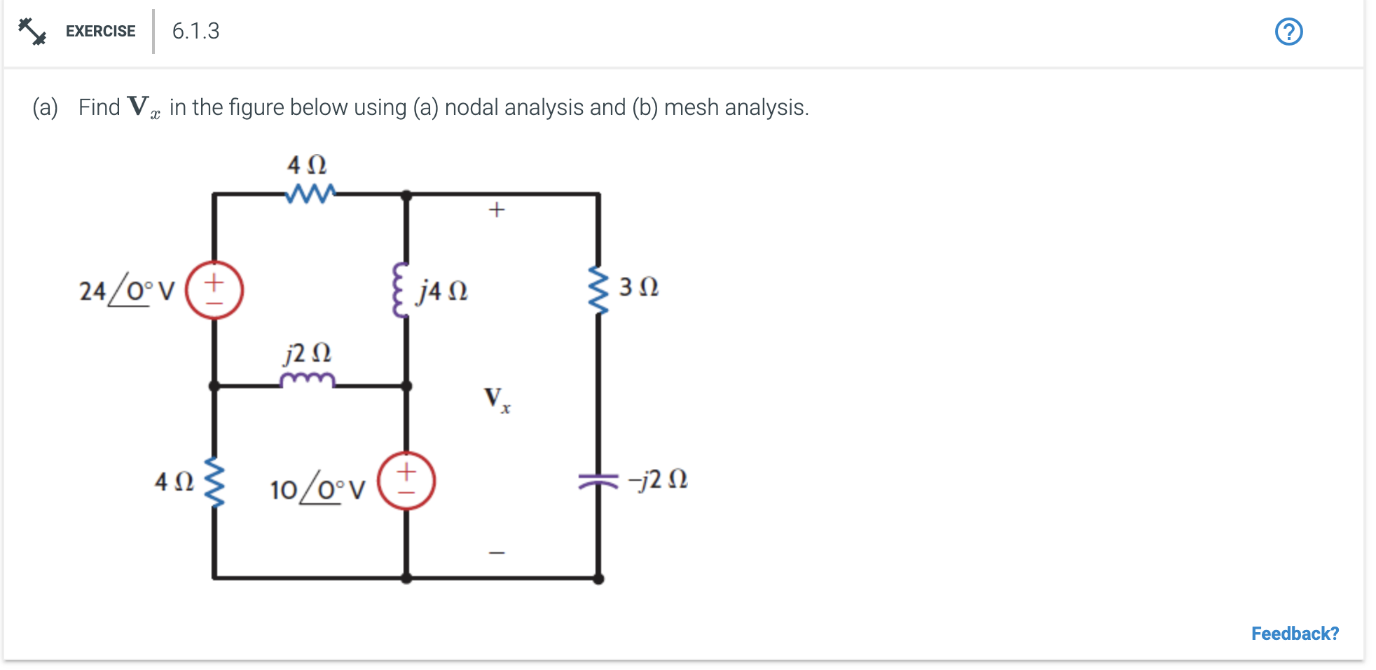 Solved (a) Apply mesh analysis to determine \( I_{x} \) | Chegg.com Solved (a) Apply mesh analysis to determine \( I_{x} \) | Chegg.com