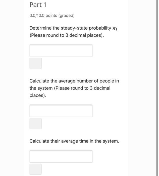 Solved Consider two queueing systems. The first has one | Chegg.com