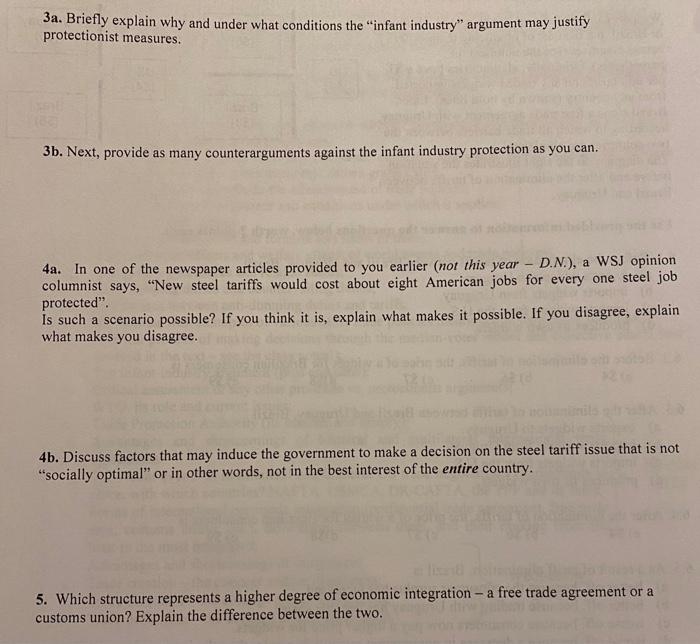 Solved 3a. Briefly explain why and under what conditions the | Chegg.com