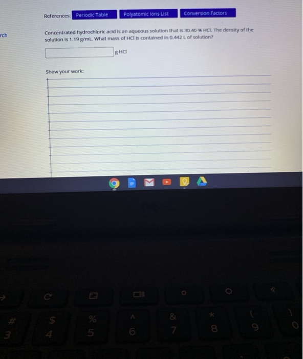 Solved References: Periodic Table Polyatomic lons List | Chegg.com