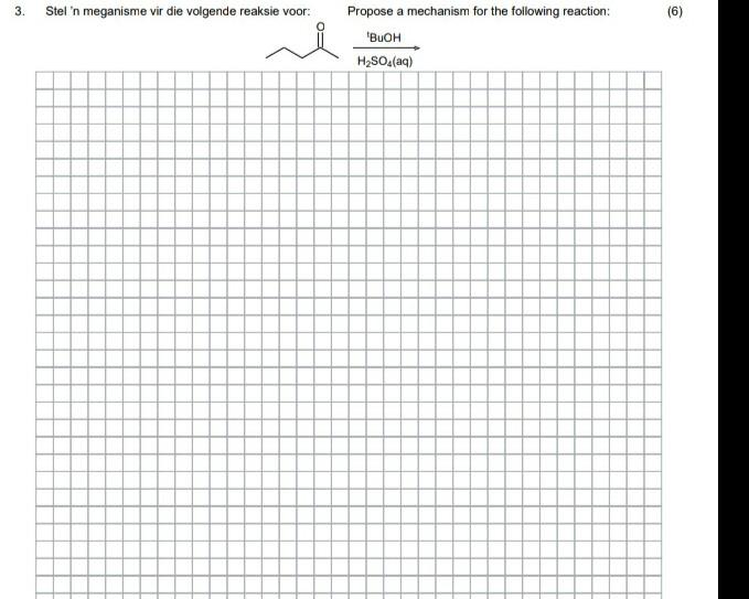 Solved 3 Stel 'n meganisme vir die volgende reaksie voor: | Chegg.com