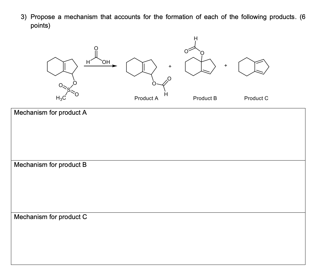 Solved Propose a mechanism that accounts for the formation | Chegg.com