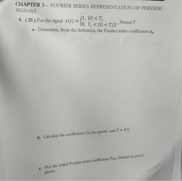 Solved CHAPTER 3- FOURIER SERIES REPRESENTATION OF PERIODIC | Chegg.com