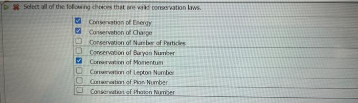 Solved * Select all of the following choices that are valid | Chegg.com
