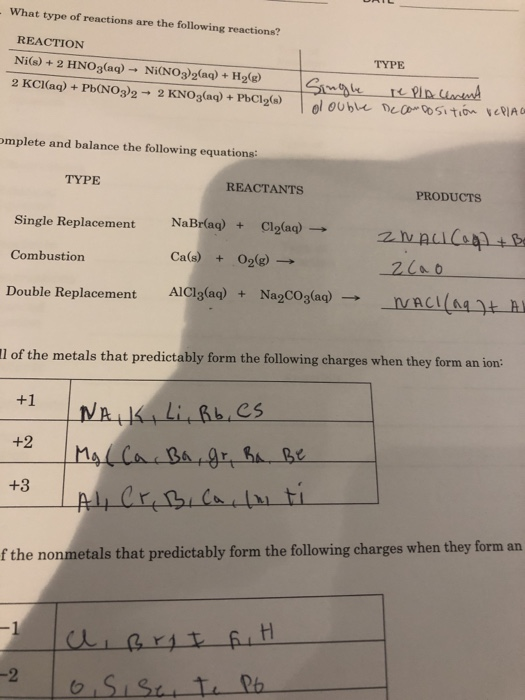 Solved EXPERIMENT 12 PRE-LABORATORY OBSERVING & CLASSIFYING | Chegg.com