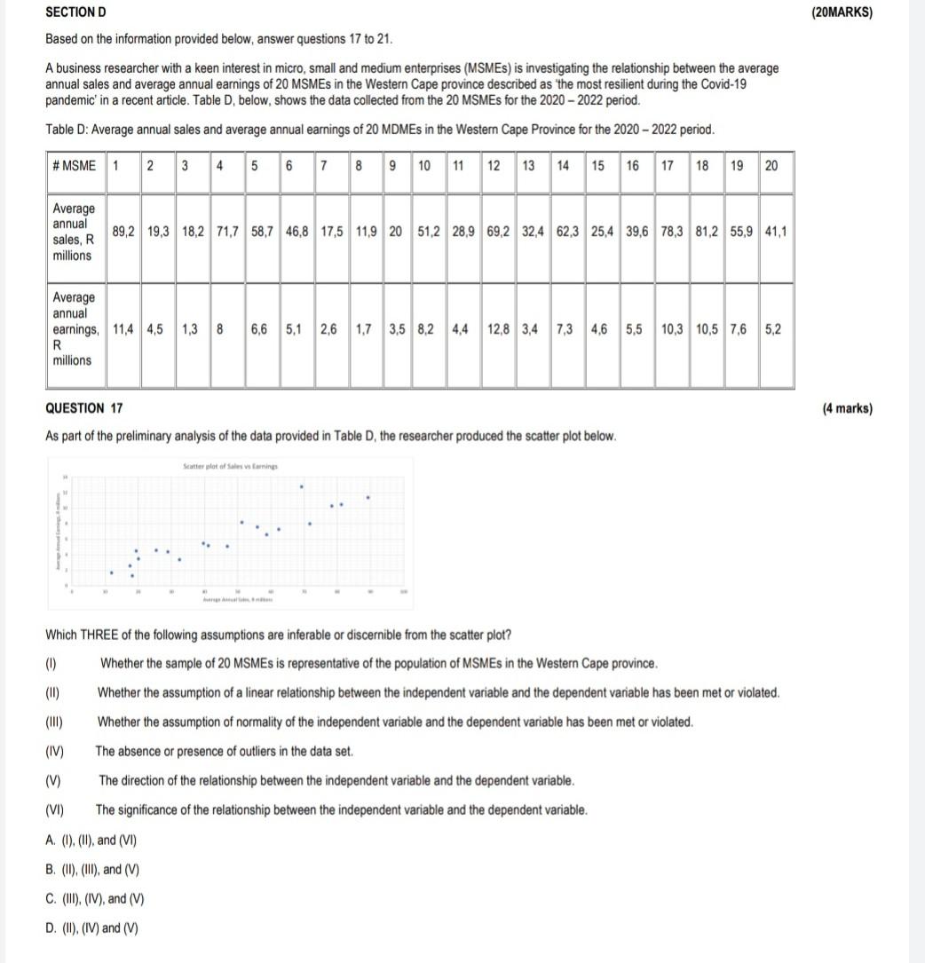 Solved QUESTION 17 As part of the preliminary analysis of | Chegg.com