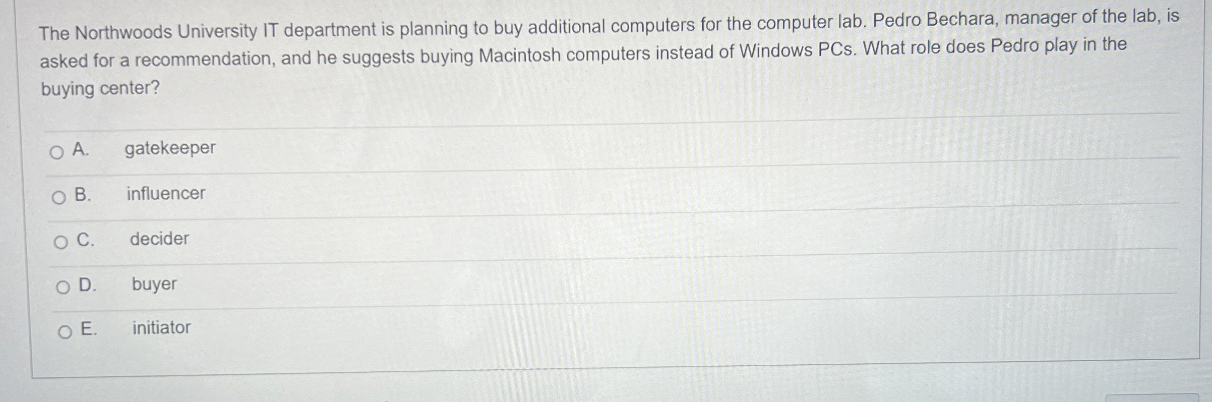 Solved The Northwoods University IT department is planning | Chegg.com
