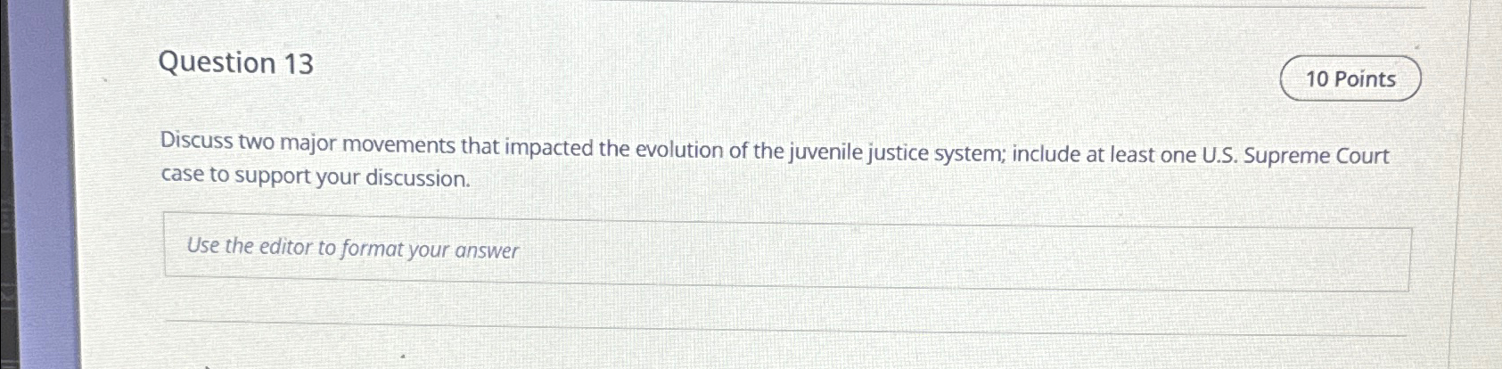 Solved Question 1310 ﻿PointsDiscuss two major movements that | Chegg.com
