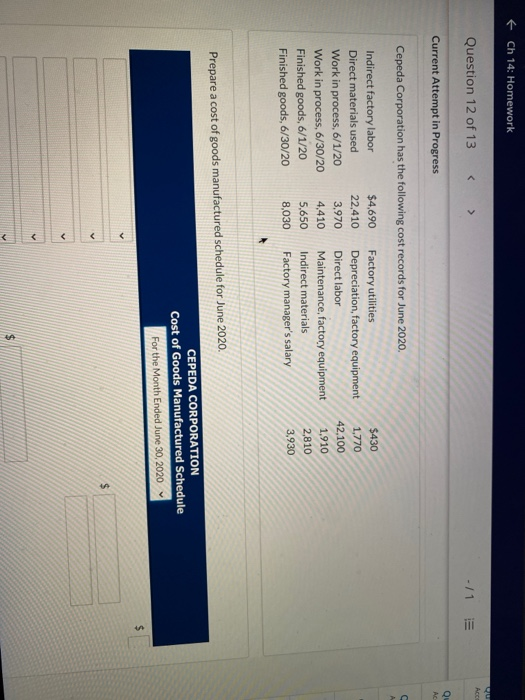 Solved + Ch 14: Homework Ace Question 12 of 13 -/15 Q | Chegg.com