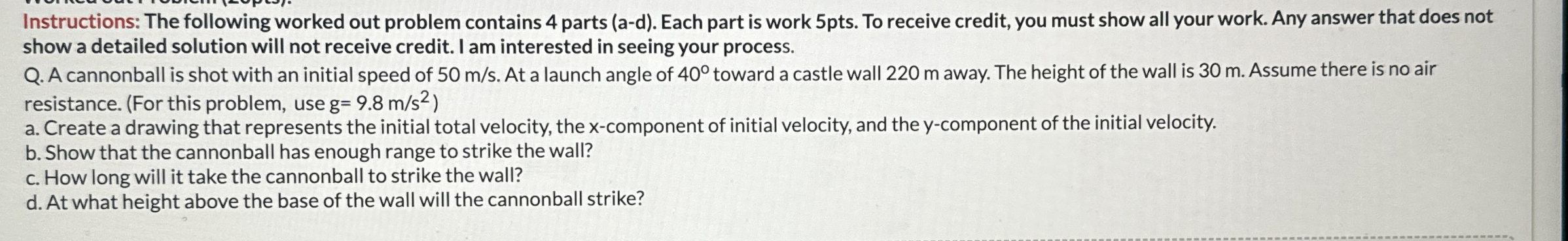 Solved Instructions: The following worked out problem | Chegg.com
