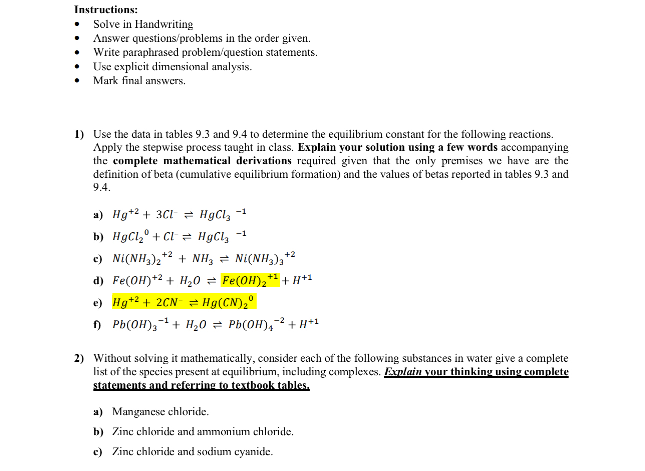 Please Solve Question 2 ﻿in problem | Chegg.com
