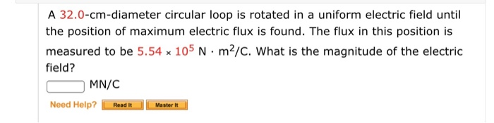 Solved A 32.0-cm-diameter circular loop is rotated in a | Chegg.com