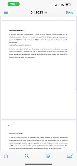 Solved 3 19:25 Question 1 (13 marks) 10.1.2023 4G Question 2 | Chegg.com