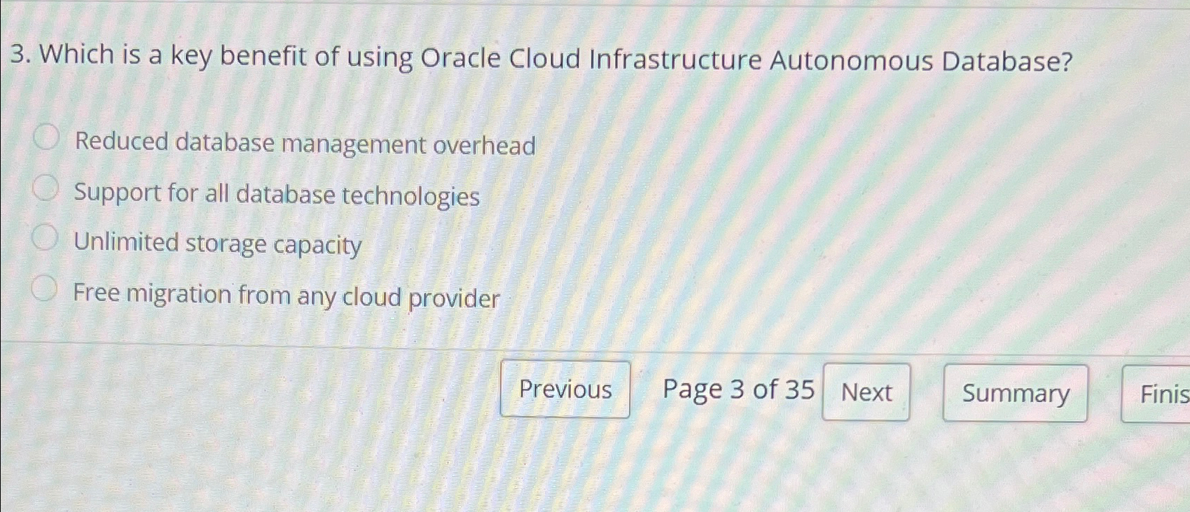 Solved Which is a key benefit of using Oracle Cloud | Chegg.com