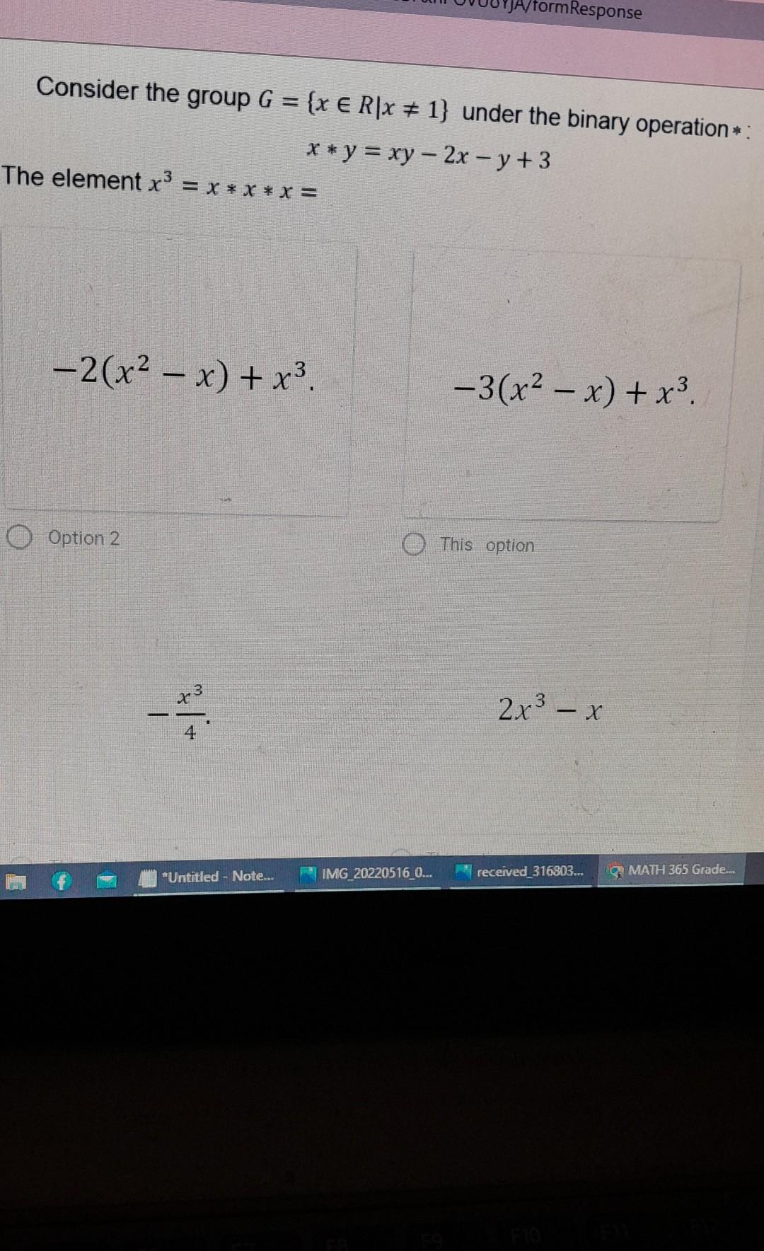 Solved Consider the group G={x∈R∣x =1} under the binary | Chegg.com